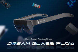 いつでも何処でも手軽にゲームをプレイしたり動画を楽しめるARグラス「Dream Glass Flow」 | KURA BASE