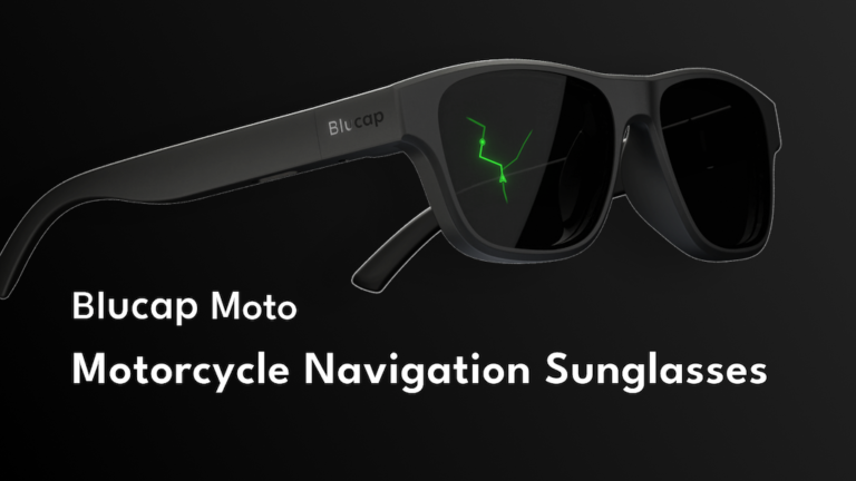 バイクや自転車での移動時の危険性をより少なくするナビゲーションARサングラス「Blucap Moto」 | KURA BASE