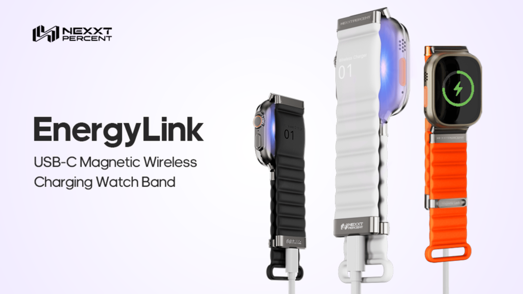 AppleWatch用充電器をもう持ち歩かなくても良いAppleWatch用チャージングバンド「EnergyLink」 | KURA BASE