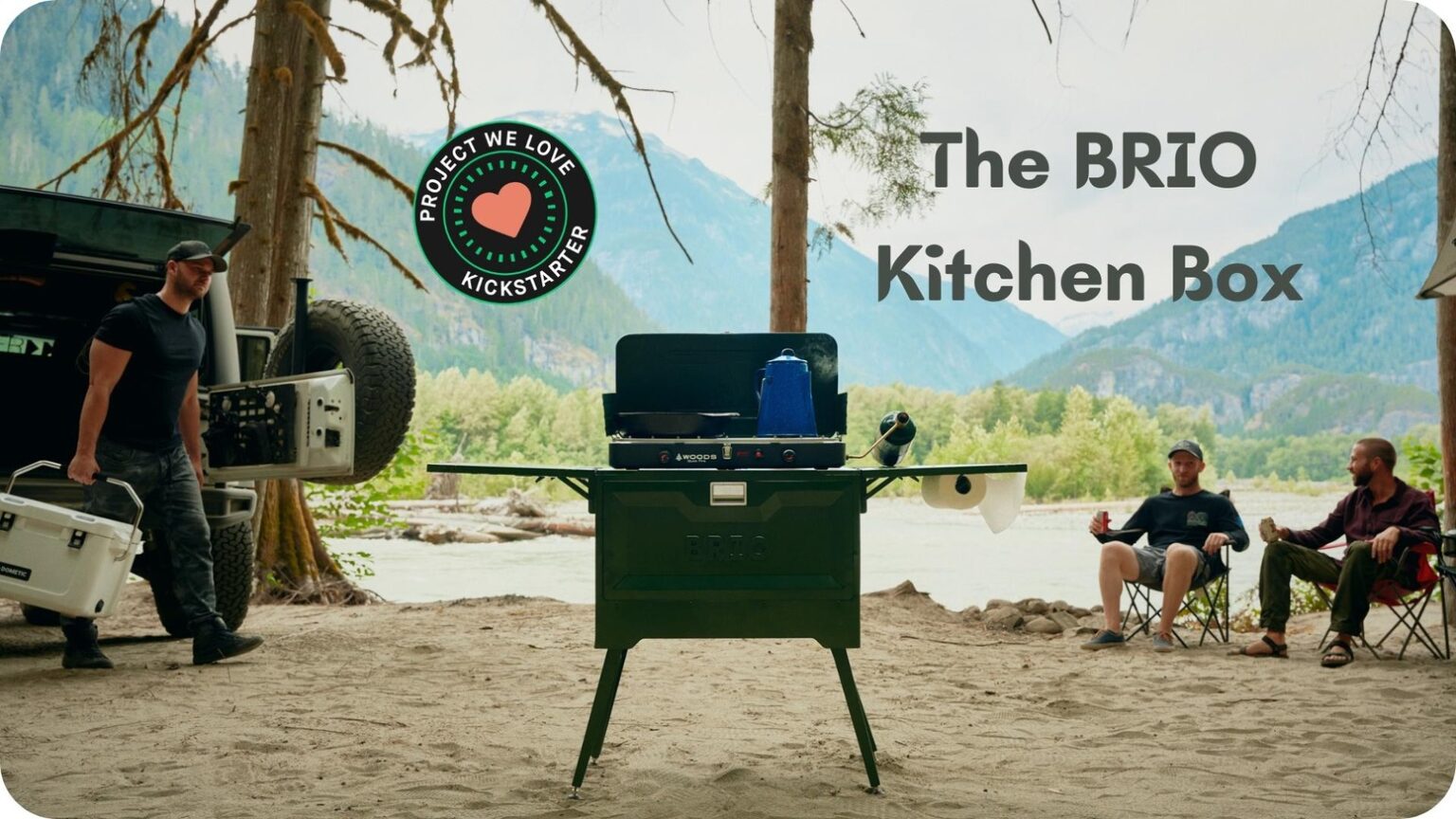 棚や引き出しを使って整理整頓が出来るので忘れ物がなく使い易いBBQ用キッチンスタンド「Brio Kitchen Box」 | KURA BASE